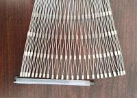 China Anti Corrosive Flexibility SS Rope Mesh 25mm-300mm Hole For Amusement Rides for sale