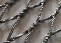 China Safety SUS304 Stainless Steel Wire Rope Mesh For Protection Animal for sale
