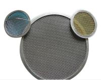 China Perforated Metal Sheet And Stainless Steel Wire Cloth Screen Filter Disc for sale