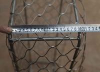 China Anti Corrosive Flexibility SS Rope Mesh 25mm-300mm Hole For Amusement Rides for sale