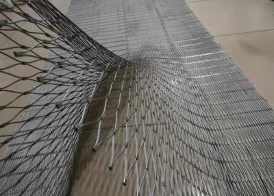 China 304 X Tend Stainless Steel Cable Mesh For Anti Falling 30x30 MM for sale