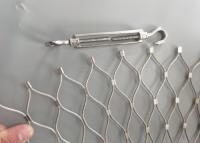 China Flexible SS Wire Rope Mesh Customized Lightweight Tiger Fencing for sale