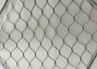 China High Tensile Black Oxide Cable Mesh Ferruled And Knotted Mesh Net For Tiger for sale