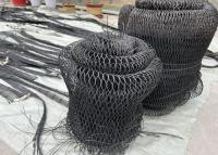 China SUS304 Black Oxide Wire Rope Mesh 1.2mm-4.0mm Ferruled And Knotted Type for sale