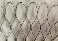 China Safety Stainless Steel Ferrule Rope Mesh Netting 2.0mm Wire Anti Alkali for sale