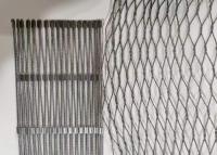 China Ferrule Wire Rope Mesh Net Flexible Stainless Steel Cable Netting For Building for sale