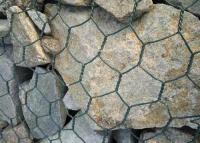 China Hexagonal Hole Galvanized Gabion Box / Gabion Basket Mesh / Stone Cage Retaining Wall for sale