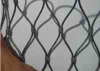 China High Strength Flexible Rope Mesh Fatigue Resistance Stainless Steel Ferrule Mesh for sale