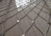 China Woven Flexible Black Oxide Cable Mesh , High Tensile SS Cable Mesh for sale