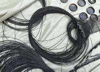China Stainless Steel Black Oxide Cable Mesh X-tend Ferruled / Knotted Cable Mesh SGS approved for sale