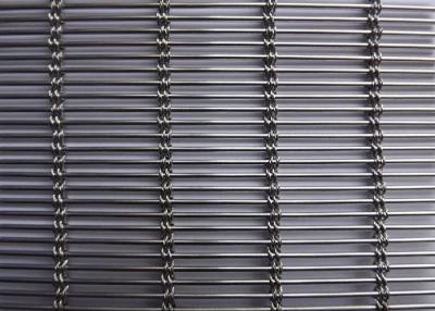 China Flexible Black Decorative Architectural Woven Wire Mesh For Curtains for sale