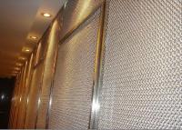 China Stainless Steel Woven Decorative Metal Wire Mesh For Room Space Divider for sale