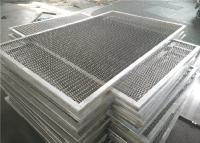 China Durable Decorative Aluminum Mesh , Lightweight Stainless Steel Diamond Wire Mesh for sale