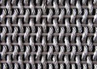 China Stainless Steel Woven Decorative Metal Wire Mesh For Room Space Divider for sale