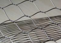 China 304 Stainless Steel Woven Wire Mesh Anti Corrosion 30-100mm Eye Size for sale