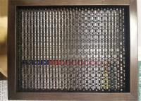 China Decorative Woven Mesh Stainless Steel Railing Infill Panels For Metal Balustrade Systems for sale