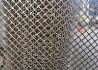 China Stainless Steel Architectural Wire Mesh Three Flat Metal Wire Mesh Screen For Doors for sale