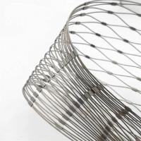 China Heavy Duty Zoo Mesh Bird Nets With 1*7 Cable Structure 25*25mm Aperture Diamond Shape Durability for sale