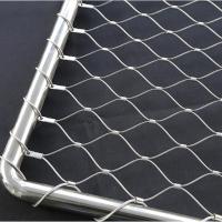 China Flexible Wire Rope Mesh With Durability For Horizontal And Vertical Enclosures for sale