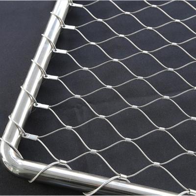 China Flexible Wire Rope Mesh With Durability For Horizontal And Vertical Enclosures for sale