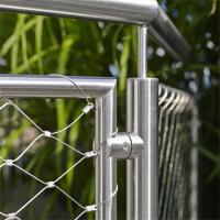 China Flexible Diamond Wire Rope Mesh 1.2mm - 6.0mm Horizontal / Vertical Orientation for sale