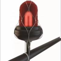 China Anti Falling Flexible Stainless Steel 316 Rope Mesh Bag For Light Of School for sale