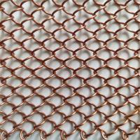 China High Quality Aluminum Alloy Wire Mesh Coil Drapery Mesh Curtain Multiple Color Options for sale