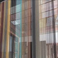 China Aluminum Decorative Wire Mesh Architectural Stainless Steel Spiral Woven Partition Curtain for sale