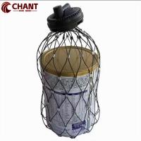 China Flexible Light Drop Anti Theft Safety Stainless Steel Rope Net Bag Floodlight Safety Net for sale