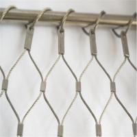 China Architectural Cable Rope 304 316 Stainless Steel Wire Mesh Netting For Balustrade Easy To Install for sale