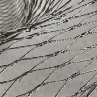 China Soft Flexible 304 316 Stainless Steel Metal Wire Rope Net Mesh For Bridge Or Zoo for sale
