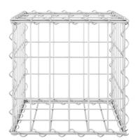 China Hot Dip Galvanized Metal Welded Stone Cage Mesh Gabion Box For Wall Defensive Structure for sale