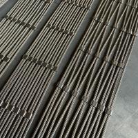 China 316L Stainless Steel Mesh Cable With Black Oxide Flexible Indoor / Outdoor Installation for sale