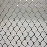 China Light Weight High Strength 304 316 Stainless Steel Wire Rope Mesh Net For zoo Mesh for sale