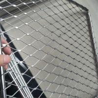 China Flexible Stainless Steel Rope Mesh Safety Net Altitude Anti-Fall Netting for Zoo Cage Balcony for sale