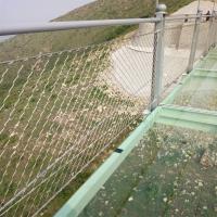 China Flexible 304 316 Metal Rope Mesh for Stair Railing and Protection Animal Zoo Mesh Avaiy for sale
