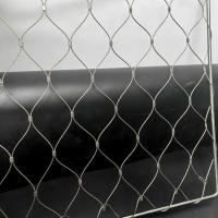 China 1m*50m Flexible Cable Mesh Protection Boundary Impact Resistance High Altitude Anti-Fall Net for sale