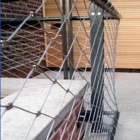 China Customized Balustrade Cable Mesh Diamond Mesh Orientation for Customized In Width And Length for sale
