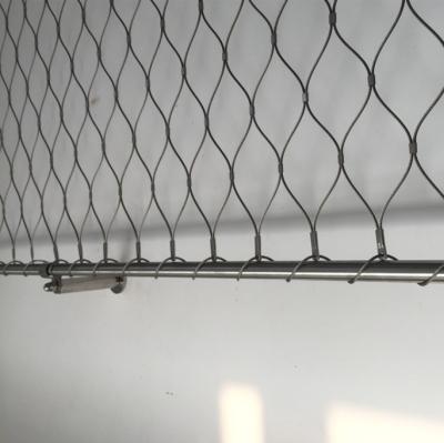China Customized Balustrade Cable Mesh Diamond Mesh Orientation for Customized In Width And Length for sale