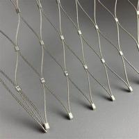 China 70% Opening Area Black Oxide Cable Mesh for Construction High Flexibility and Wire Dia 1.2mm -4.0mm for sale