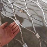 China 70% Opening Area Black Oxide Cable Mesh for Construction High Flexibility and Wire Dia 1.2mm -4.0mm for sale