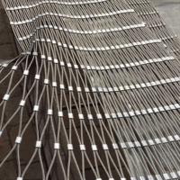 China Customizable Balustrade Cable Mesh with Wire Diameter 1.2mm-6.0mm and Mesh Hole Size for sale