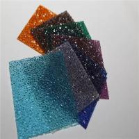China 6mm 8mm 10mm UV Decorated PC Poly Carbonate Sheet Crystal Solid Polycarbonate Roofing Sheets for sale