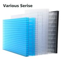 China 2mm 4mm 6mm 8mm 10mm 12mm 14mm 16mm Cellular Multiwall Polycarbonate Hollow Sheet Weather-resistant Polycarbonate Hollow Sheet for sale