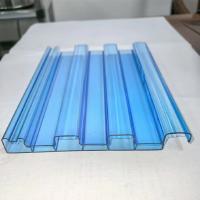 China Clear Corrugated Polycarbonate Sheet  Polycarbonate Trapezoidal Roofing Sheet for sale
