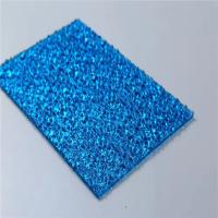 China OEM Outdoor Parks Clear Plastic Wall Panels  Embossed Solid Polycarbonate Sheet for sale