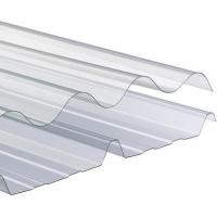 China UV PC Transparent Sheet , Polycarbonate Clear Corrugated Plastic Sheets For Greenhouse for sale