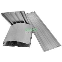China Textured Surface Aluminium Profile for Polycarbonate Sheet ISO9001 for sale