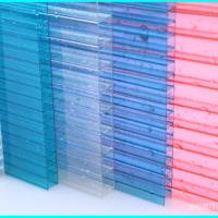 China Fire Retardant 10mm Polycarbonate Vegetable Greenhouse Roofing Hollow Sheet for sale