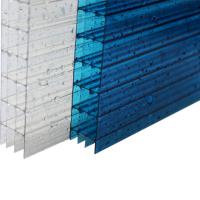 China 10-year Warranty Uv Coated Best Choice Type Multiwall 20mm Polycarbonate Roofing X Triple Pc Hollow Sheet for sale